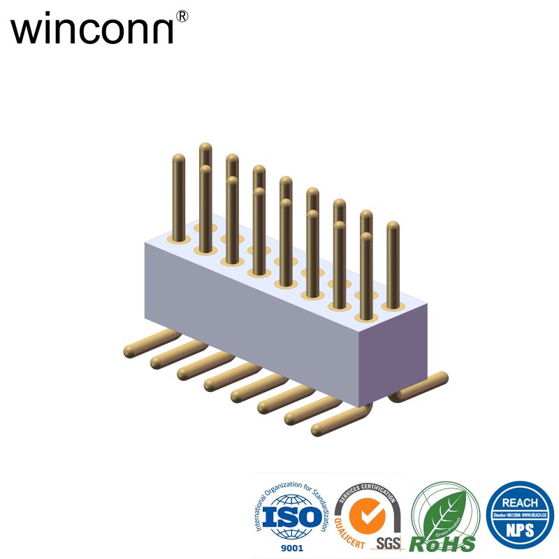 Smd Ic Socket Terminal Double Row Vertical Smt 1 27mm Ic Socket Connector From China
