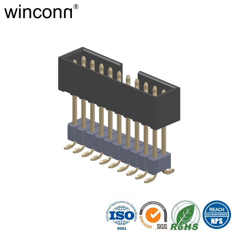 180 degrees SMT PCB Mount Box Header and pin header from China ...