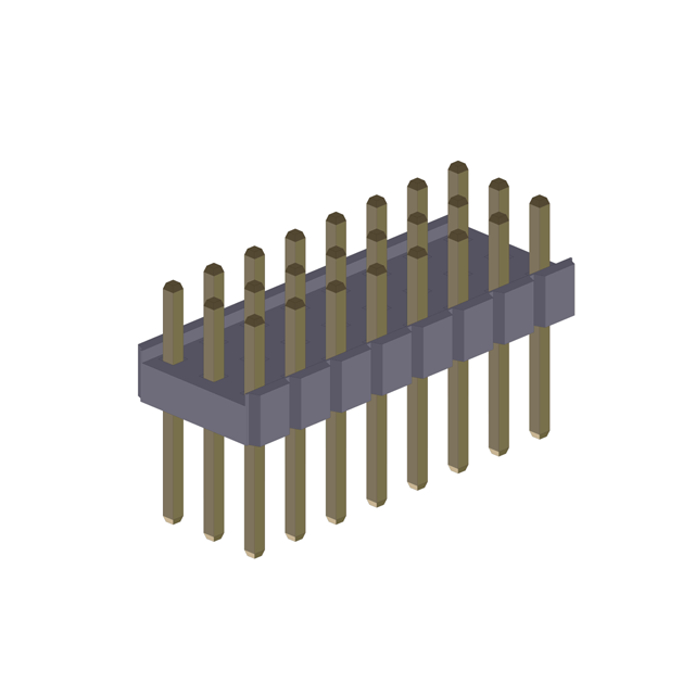 Pin Header Pitch=2.54mm Triple Row Straight DIP Type from China ...