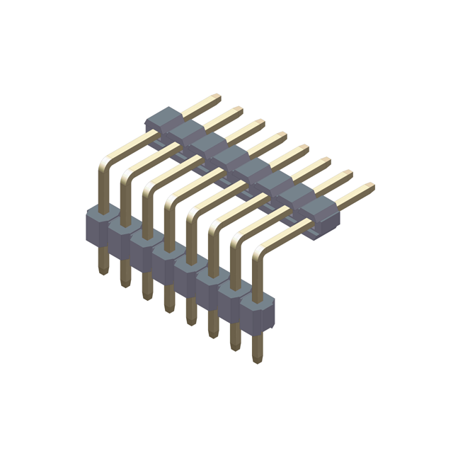 Right Angle DIP Panel-to-Board Signal Wire-to-Board Pin Header Socket ...