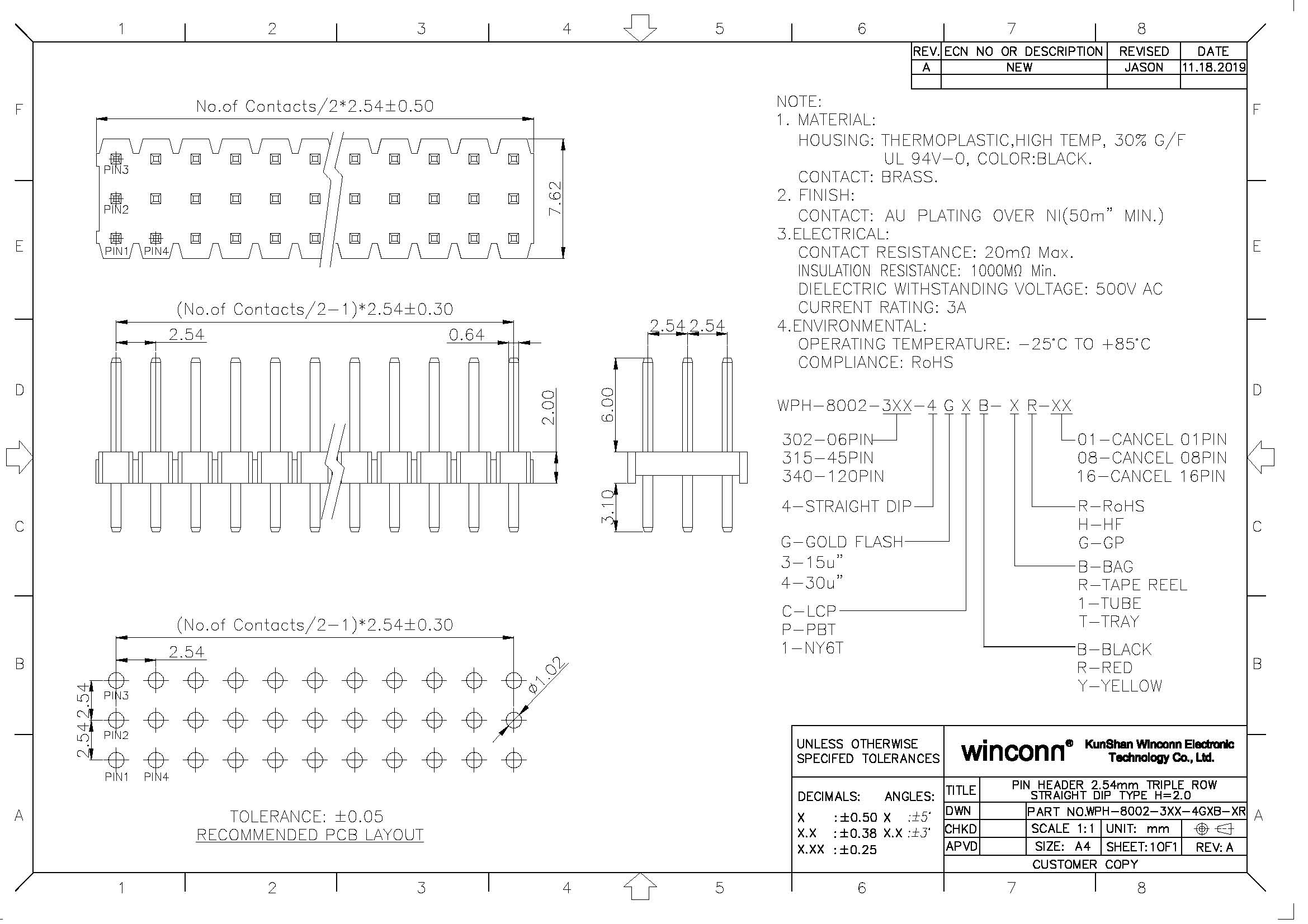 Straight DIP Power Pin Header Terminal from China manufacturer - pin ...